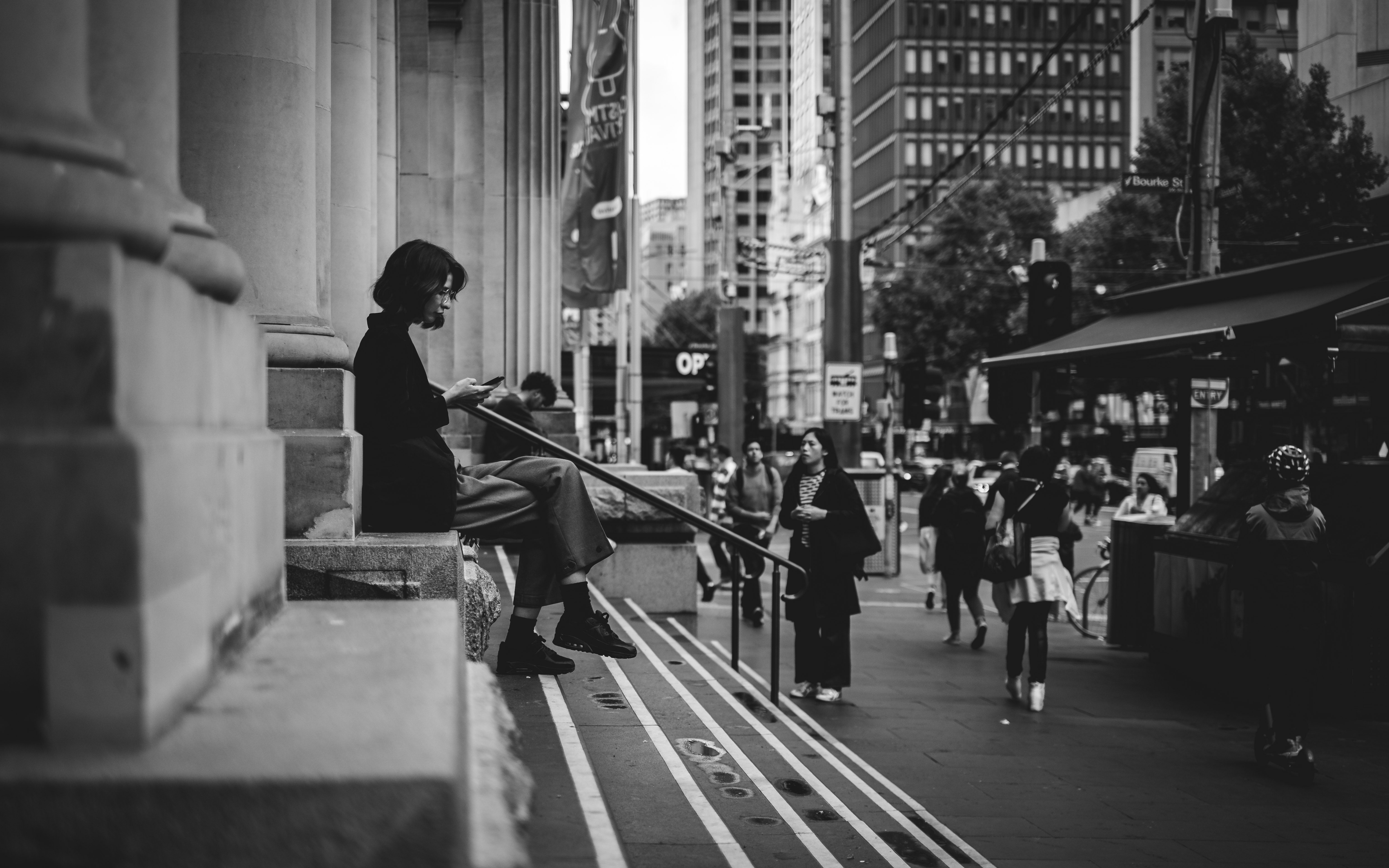 That Great City - Artist on PortraitMode - Share Your Street Photography